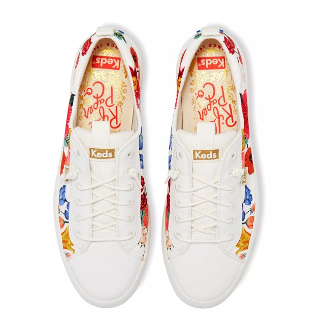 Keds x Rifle Paper Co. Kickback Blossom Slip On - Free Shipping | KEDS